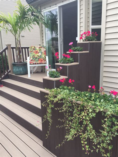 Deck Planter Wall Deck Planters Planters Trex Deck