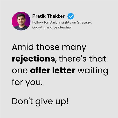 Pratik Thakker On Linkedin Rejection Jobsearch Hiring 70 Comments
