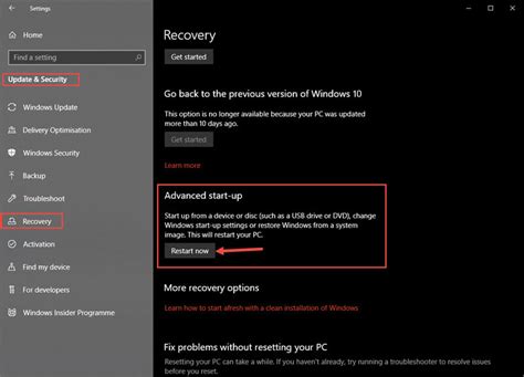 4 Ways To Access Win10 Advanced Startup Options Daves Computer Tips