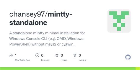 GitHub Chansey97 Mintty Standalone A Standalone Mintty Minimal