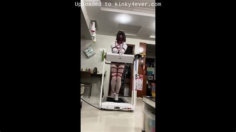 Self Bondage On Treadmill Teaser Video