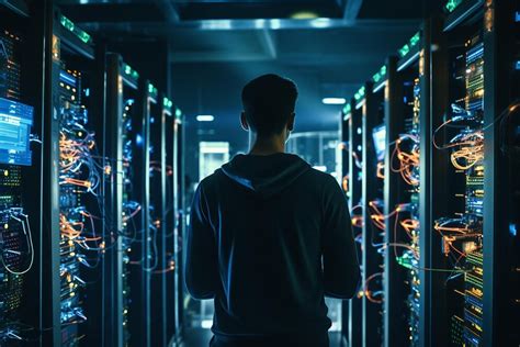 Developer Identifying Server Issues Premium Ai Generated Image