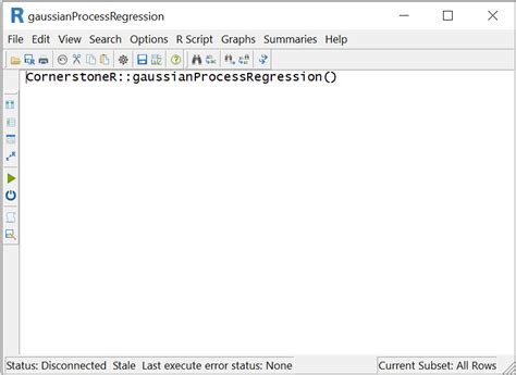 Gaussian Process Regression CornerstoneR