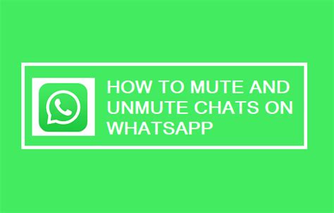 How To Mute Unmute Chats On WhatsApp Techbout