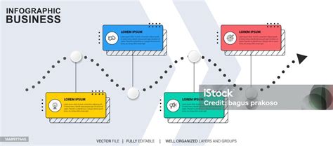 라인 스텝 인포그래픽 4가지 옵션 워크플로 다이어그램 화살표 타임라인 번호 인포그래프 프로세스 단계 차트 선형 벡터 인포그래픽 프로세스 순서 인포그래픽 화살표 및 단계 점