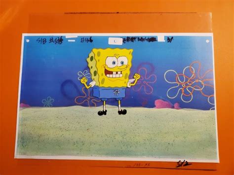 Spongebob Squarepants Cel Animation Art World