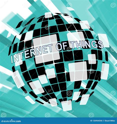 Iot Hub Internet Of Things Gateway 3d Illustration Stock Illustration Illustration Of