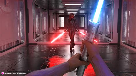 Rule 34 1girls 2020 3d Blue Lightsaber Bodysuit Clothed Clothing Dual Wielding Fanart Female