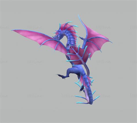 Character Fantasy Dragon 3d Printing Model