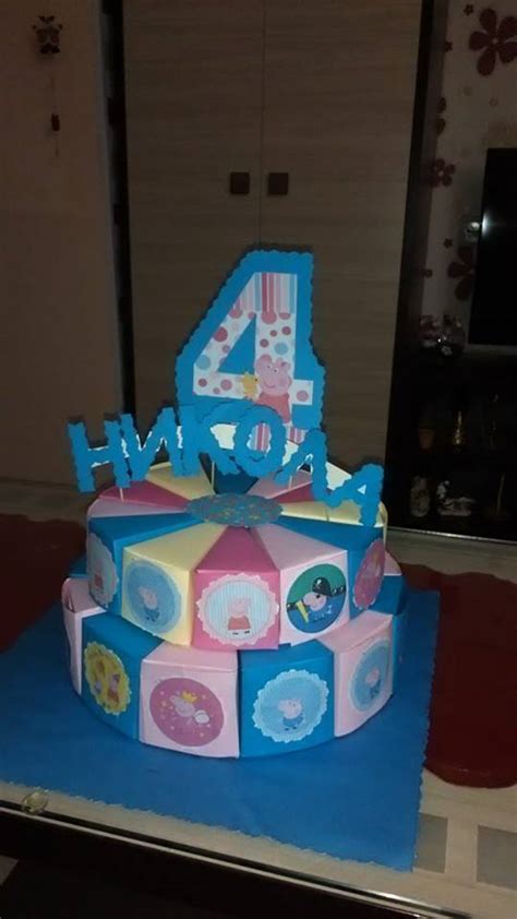 Хартиени тортиpeppa Pig пепа Прасе Stip Stip