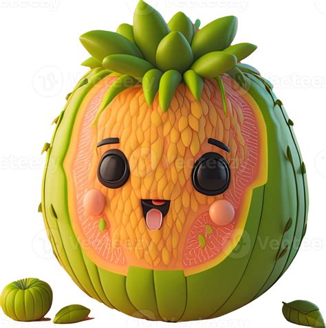 Ai Generative Cute Fruit Cartoon 30242340 Png