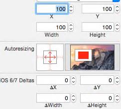 Ios Autolayout Origin And Size Should Change According To Width And Height Factor Stack