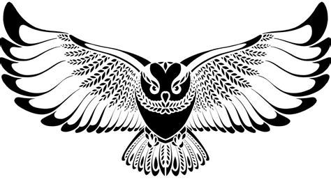 Owl Wings Template
