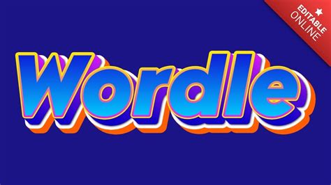 Wordle Cool Text Effect Generator