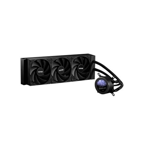 Cpu Liquid Cooler Aio Cpu Water Cooler With 3 Pwn Fans 120 Mm Intel Amd Vevor Us