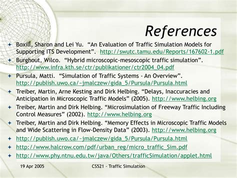 Ppt Traffic Simulation Powerpoint Presentation Free Download Id431717