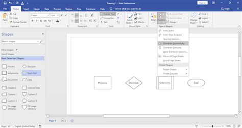 How To Align Shapes In Visio