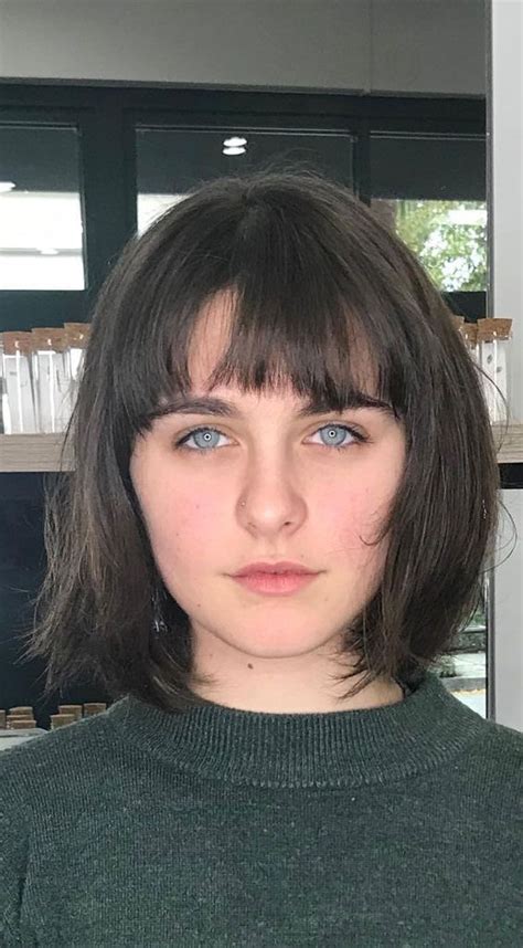 50 Best Short Hair With Bangs Textured Shaggy Bob Cool Short