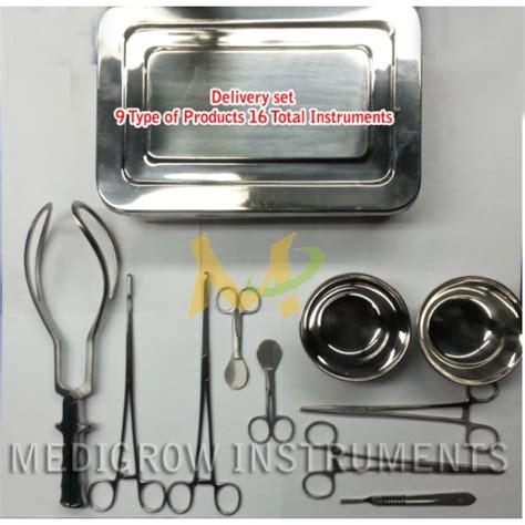 Gynecology instruments set