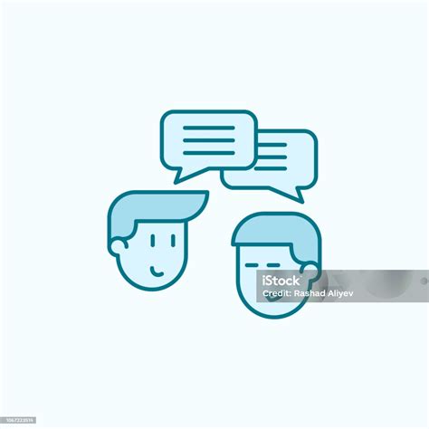 친구 2 컬러 라인 아이콘의 통신입니다 간단한 색된 요소 그림입니다 친구 우정 세트에서 개요 기호 디자인의 통신 개념에 대한