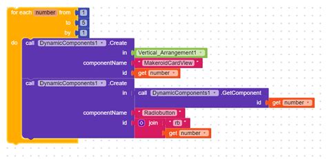Create Radio Button In Dynamic Card View Discuss Kodular Community