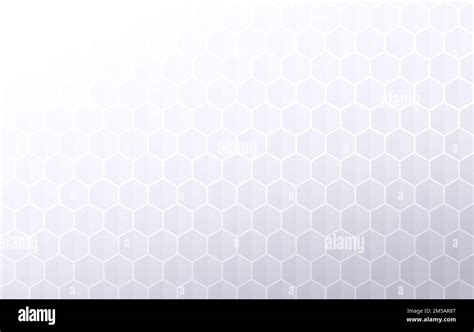 Pattern Of Gray Geometric 3d Hexagons Or Cube Shapes On White Abstract