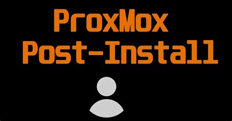 Proxmox Post Install User Creation Marcus Holtz