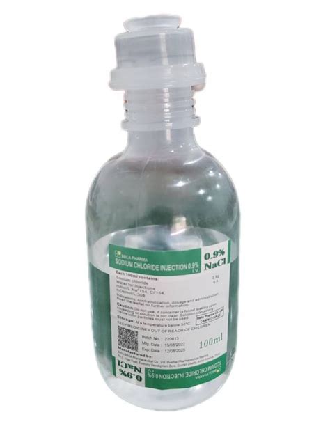 Sodium Chloride Inj 0 9 Nss Bella B 100ml បាយមេដ ខេមបូឌា Buymed Cambodia
