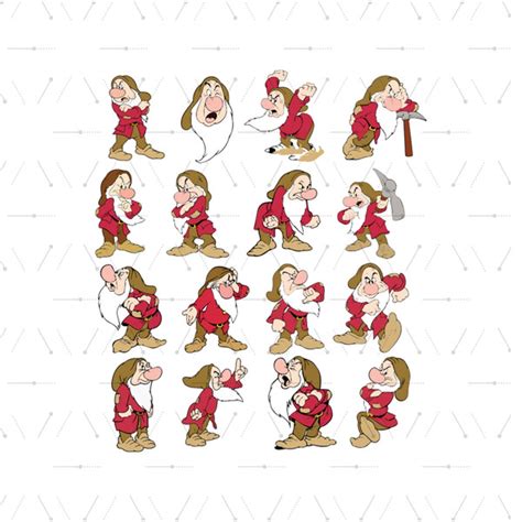 Grumpy Bundle Svg Disney Svg Seven Dwarfs Svg Snow White Inspire Uplift
