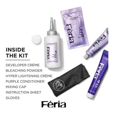 Loreal Paris Feria Advanced Lightening System Hyper Platinum 1 0 Ct Kroger