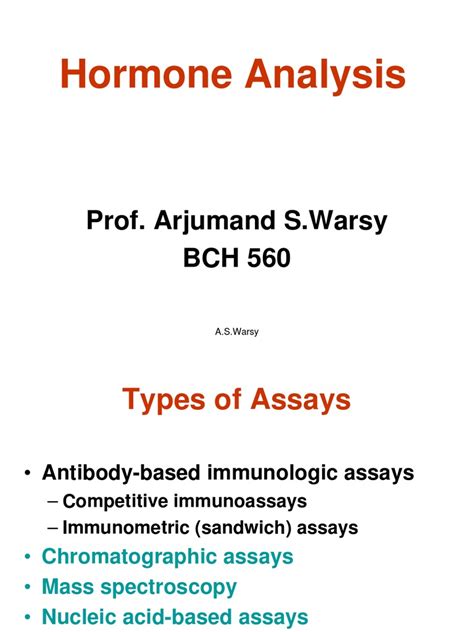 Methods Of Hormone Analysis Pdf Immunoassay Elisa