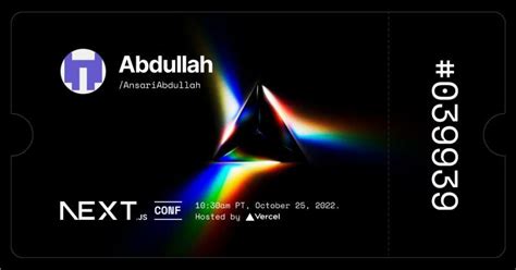 Abdullah Ansari On Linkedin Nextjsconf Nextjs Vercel Webdevelopment