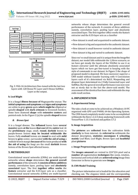 Rice Leaf Diseases Classification Using Cnn With Transfer Learning Pdf Agriculture Industries