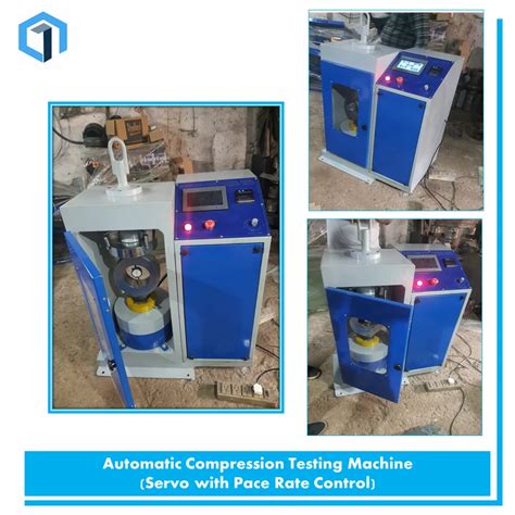 digital automatic compression testing machine pace rate capacity