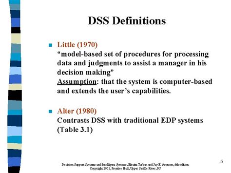 CHAPTER 3 Decision Support Systems An Overview 1