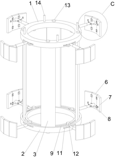 一种沉井施工防护装置的制作方法