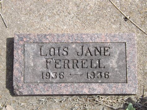 Lois Jane Ferrell 1936 1936 Find A Grave Memorial