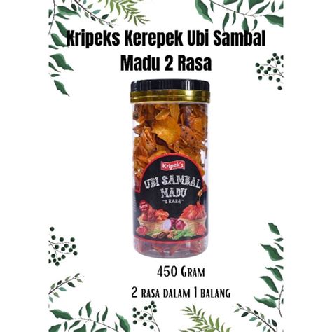 Clearance Sale Kripeks Kerepek Ubi Sambal Madu 2 Rasa Kerepek Ubi Basah Pedas Kerepek Ubi
