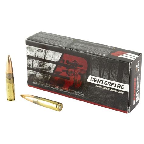 Barnes 300 Blackout Ammo 120gr Jhp Fb 20 Rounds