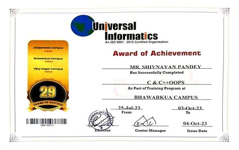 cprogramming cplusplus oop certification programmingskills