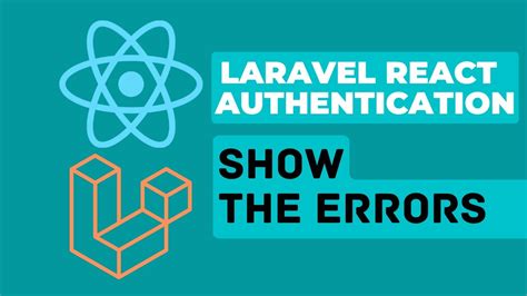 Display Register And Login Errors Laravel React Authentication YouTube