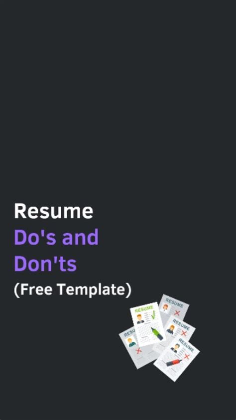 Tilak Web Development 🧑‍💻 Dos And Donts For Writing Your Resume 😎 Get Resume Template From