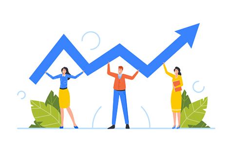 재정적 성공 경력 성장 투자 협력 개념 비즈니스 캐릭터 팀워크 동료 화살표 개최 경영자에 대한 스톡 벡터 아트 및 기타 이미지 경영자 경제 고용과 노동 Istock