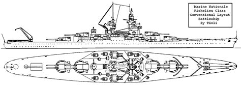 Conventional Richelieu Class Battleship By Tzoli On Deviantart