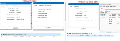 Issue With Reading Sd Card Formatted Using Sdfat Library On Esp32 General Guidance Arduino Forum