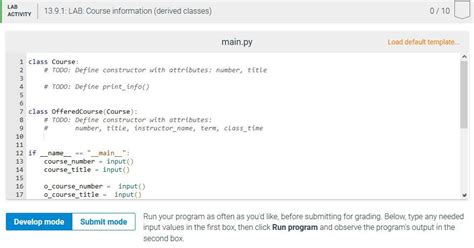 Solved Lab Activity 1391 Lab Course Information Derived