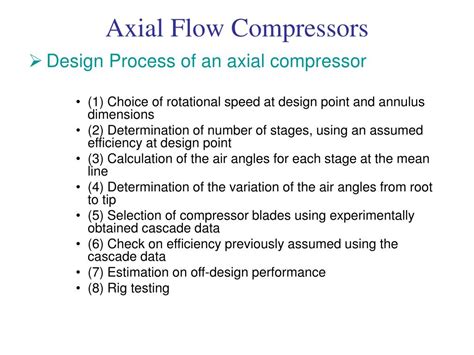Ppt Axial Flow Compressors Powerpoint Presentation Free Download Id 956113