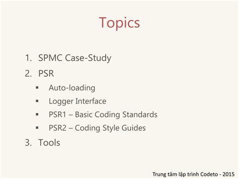Psr Php Standards Recommendations Pptx