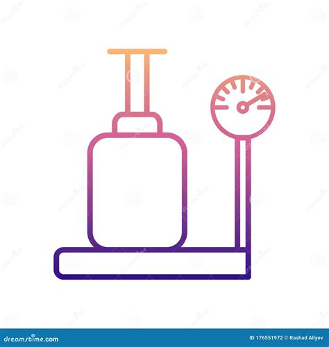 Airport Scales Nolan Icon Simple Thin Line Outline Vector Of