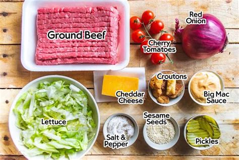 Big Mac In A Bowl Hamburger Salad A Reinvented Mom